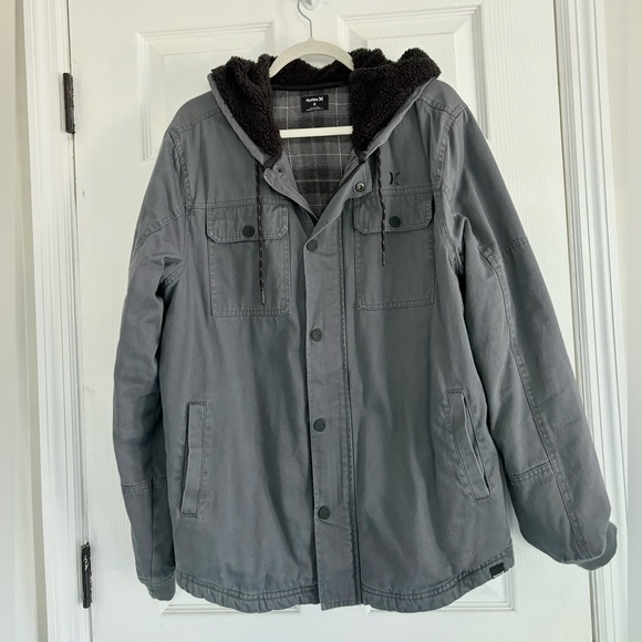 Hurley | Jackets & Coats | Hurley Flannel Lined Coat | Poshmark